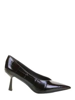 CHANTAL 70mm Crocodile-print Pumps - Brown