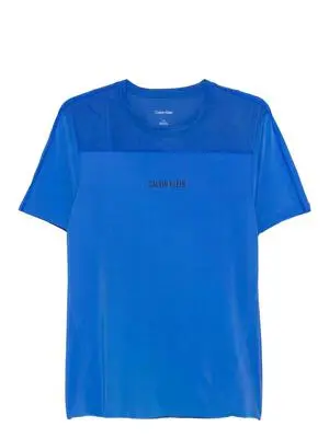 Calvin Klein Mesh-panel T-shirt - Blue
