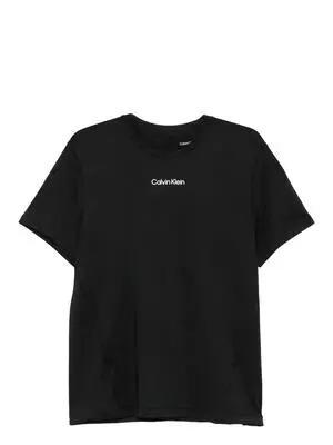Calvin Klein Waffle-knit T-shirt - Black