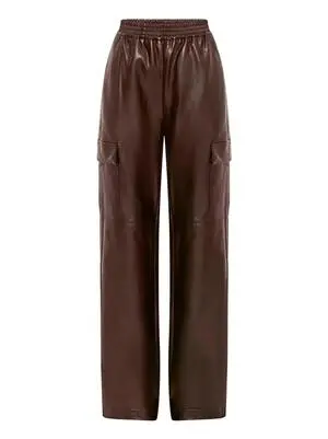 NICHOLAS Edwina Cargo Trousers - Brown