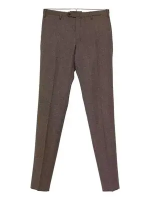 Incotex Stretch-wool Trousers - Brown