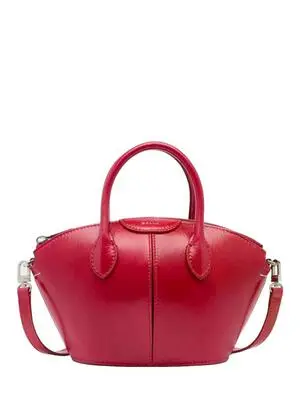 Bally Belle Leather Mini Bag - Red