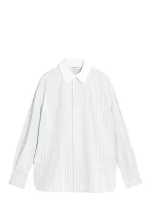 Maison Kitsuné Striped Shirt - White