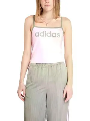 Adidas Logo-print Tank Top - Pink