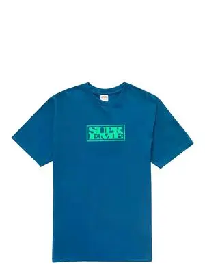Supreme Connect Graphic-print T-shirt Blue