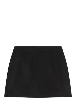 Maison Kitsuné Front-pocket Mini Skirt - Black