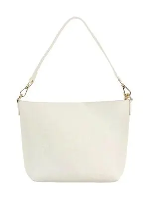 MC2 SAINT BARTH Aline Grain-leather Shoulder Bag - Neutrals