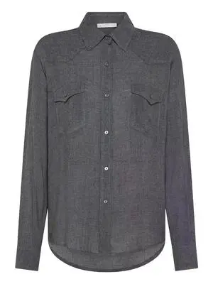 Seventy Chest-pocket Shirt - Grey