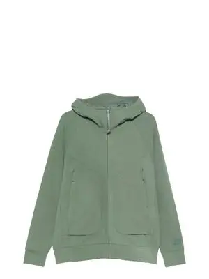 C.P. COMPANY Zip Hooded Sweatshirt - Green