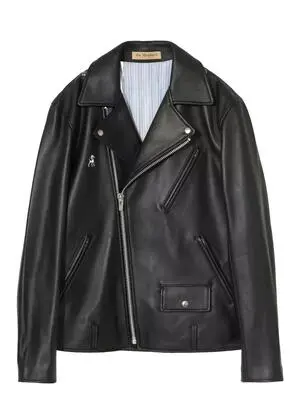 UNDERCOVERISM Leather Biker Jacket - Black