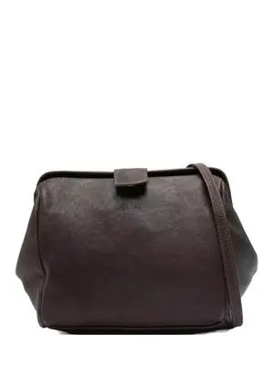 SOMMET Leather Crossbody Bag - Brown