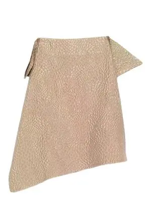 NICCOLO PASQUALETTI Collage Asymmetric Midi Skirt - Neutrals