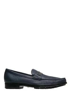 Bally Leather Loafers - Blue