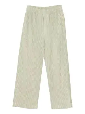 Issey Miyake Plissé Trousers - Green
