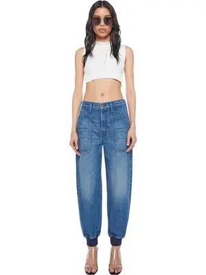 MOTHER Snacks! The Peeler Jogger Ankle Bake Sale Pants - Blue