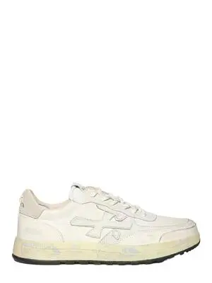 Premiata Logo-appliqué Sneakers - Neutrals