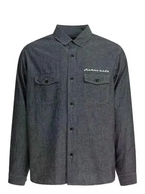HUMAN MADE Chambray Buttoned Shirt - Black