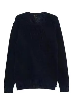 Giorgio Armani Chunky-knit Sweater - Blue