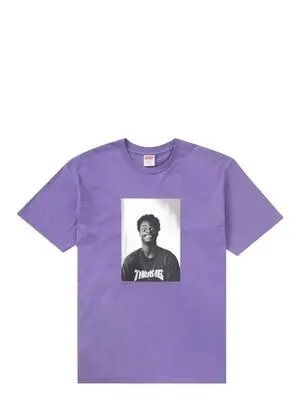 Supreme X Thrasher Harold Graphic-print T-shirt Purple