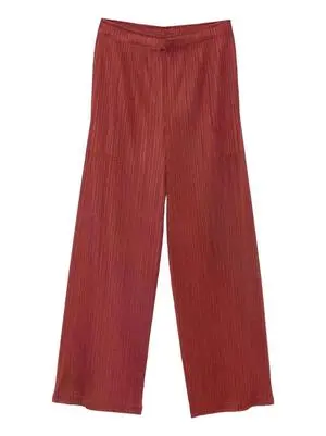 Issey Miyake Pleated Trousers - Brown