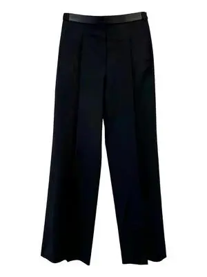 Loewe Logo-detailed Trousers - Black