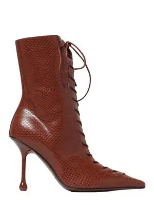 JIMMY CHOO Lace Up Boots - Brown