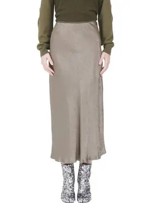 MAISON MARGIELA Midi Skirt Dove Grey