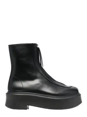THE ROW Ankle Boots Black