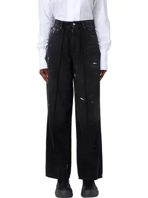 MAISON MARGIELA Wide-leg Pants - Black