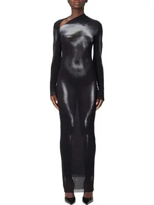 Jean Paul Gaultier Printed Maxi Dress - Black 1