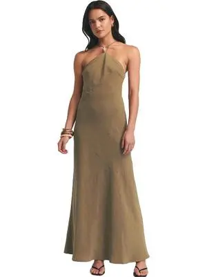 ST MRLO Anais Slip Maxi Dress - Taupe