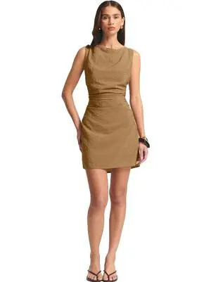 ST MRLO Sara Mini Dress - Brown