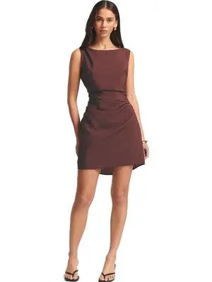 ST MRLO Sara Mini Dress - Burgundy