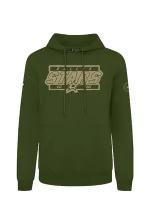 LEVELWEAR Dallas Stars Podium Pullover Hoodie - Olive