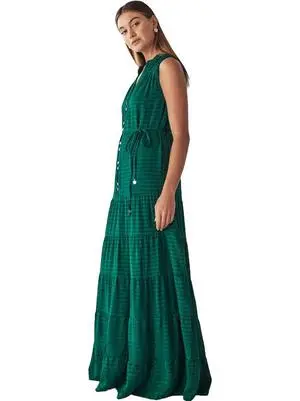 WILLA Nomie Maxi Dress - Emerald