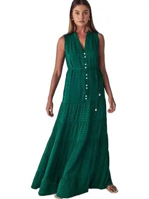 WILLA Nomie Maxi Dress Emerald