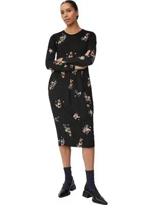 MASAI COPENHAGEN Manamo Long Sleeve Midi Dress - Autumnal