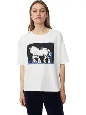 MASAI COPENHAGEN Madoreann Printed T-shirt - White