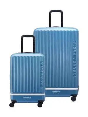 FLORENCE BY MILLS 2-piece Spinner Luggage Set - Zinc Blue