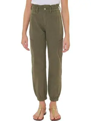 KANCAN Poppy Mom Jogger Jeans - Olive