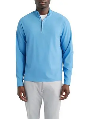 Johnnie-o Hoppin Rib Quarter Zip - Sailor