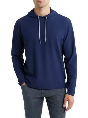 Johnnie-o Hoppin Ribbed Hoodie - Navy