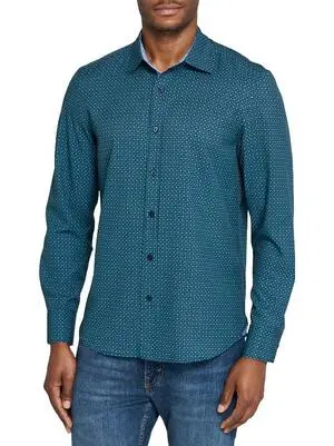 CON.STRUCT Dash Duo Woven Long Sleeve Basic - Navy/green