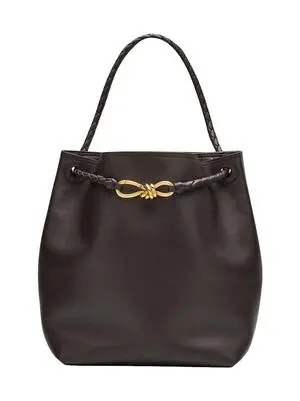 Bottega Veneta Leather Shoulder Bag Fondant