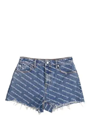 Alexander Wang Bite Denim Shorts - Blue