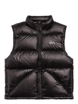 StÜssy Micro Ripstop Down Vest Black