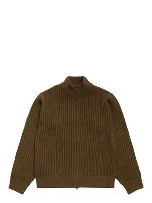 StÜssy Patch Zip Sweater - Green