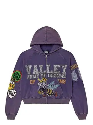 VALE FOREVER Army Zip-up - Purple