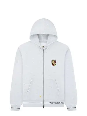 Aimé Leon Dore X Porsche Full-zip Hoodie - Silver