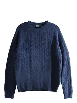 Polo Ralph Lauren Long-sleeve Saddle Crewneck Sweater - Blue